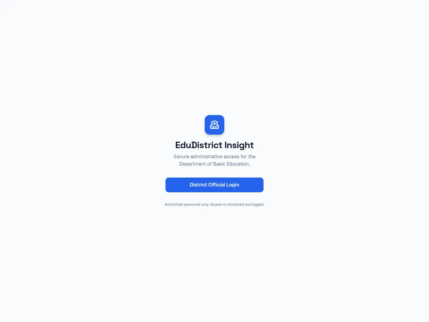 EduDistrict Insight