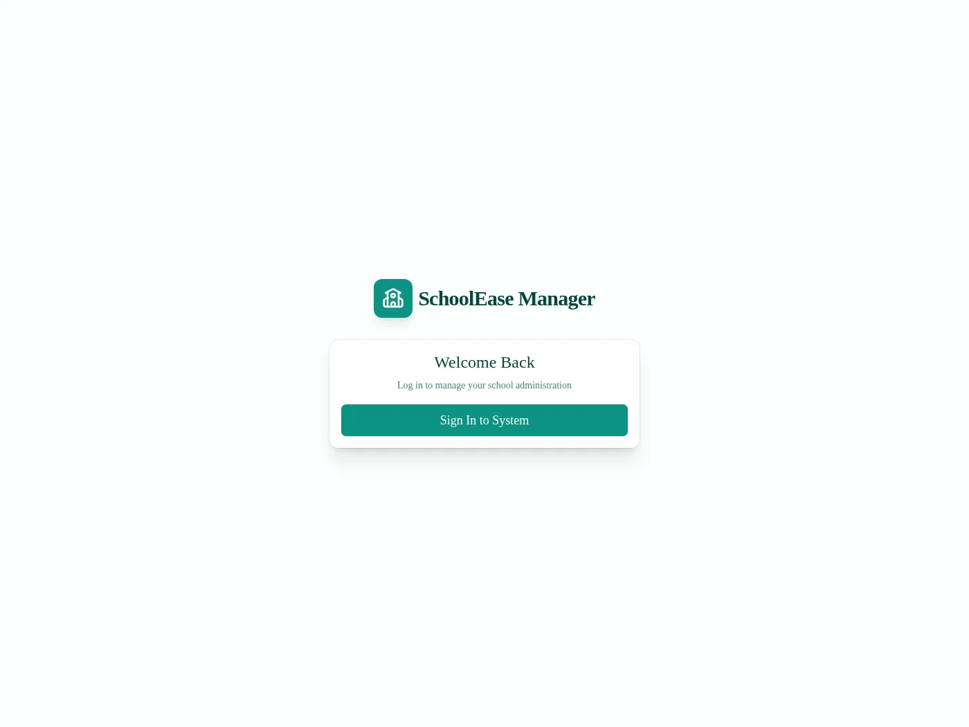 SchoolEase Manager
