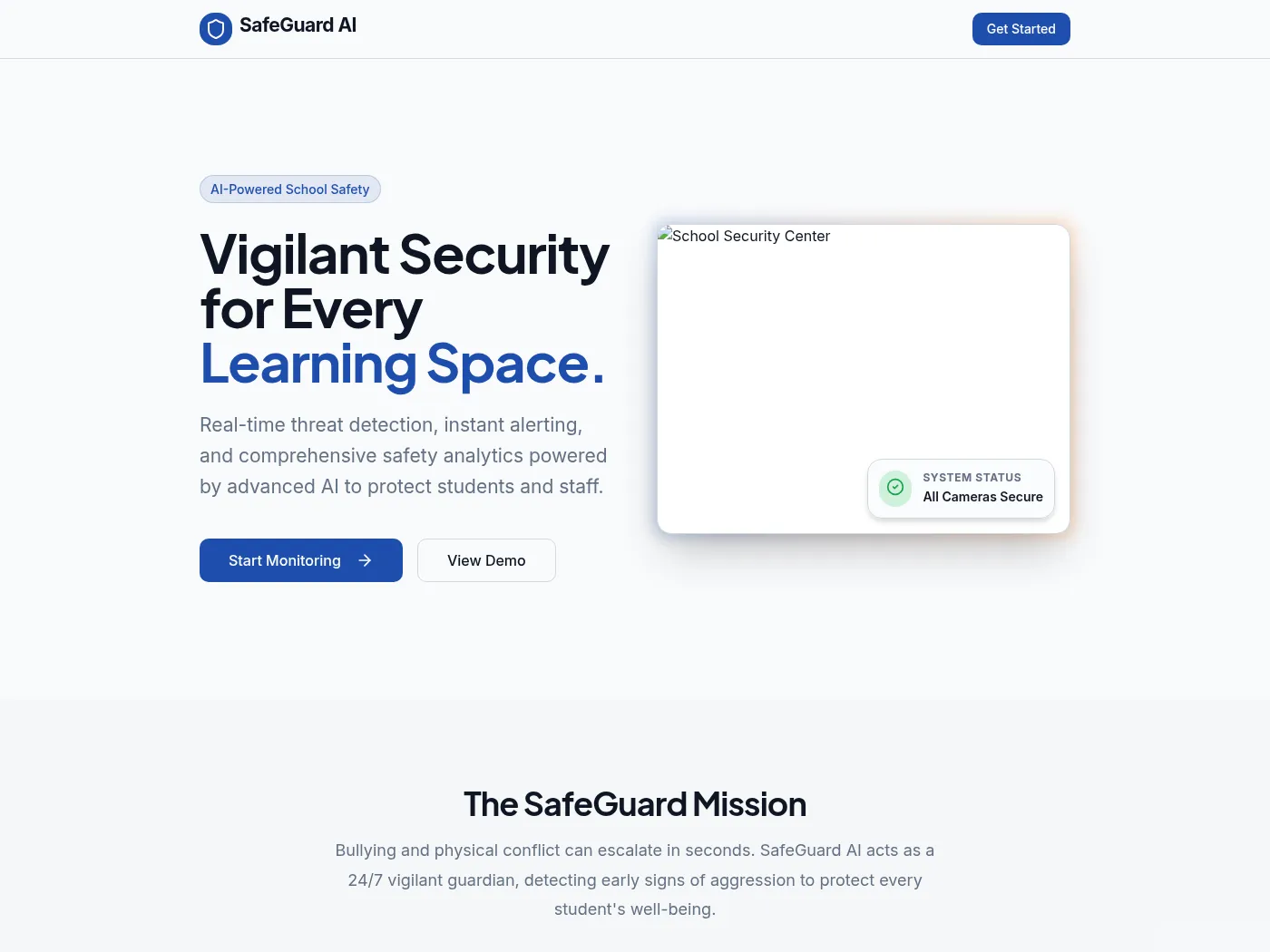 SafeGuard AI School Monitor