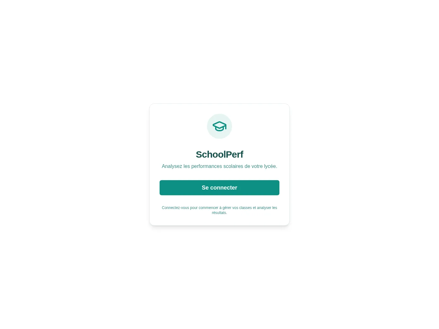 SchoolPerf Offline Analyzer