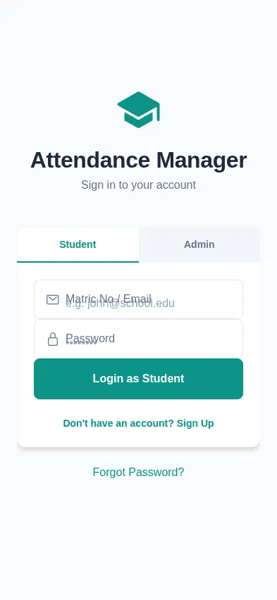 School Attendance Manager