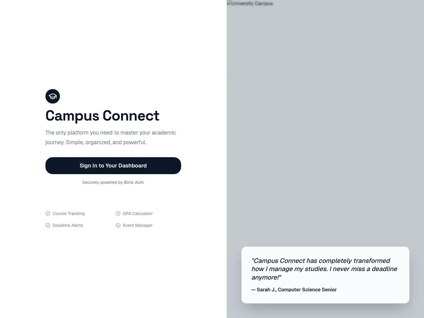 Campus Connect Dashboard