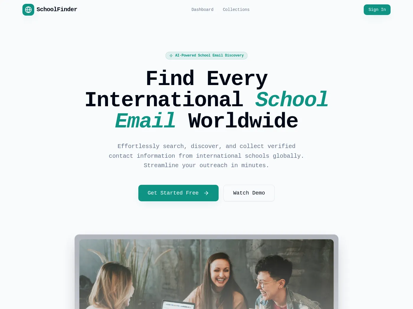 Global School Email Finder