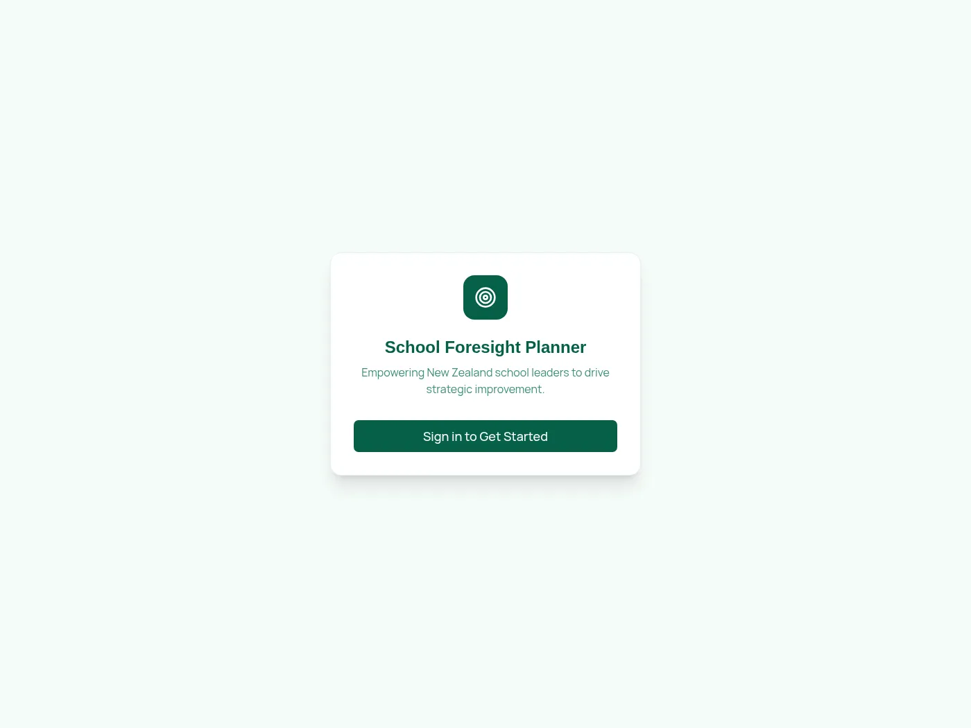 School Foresight Planner