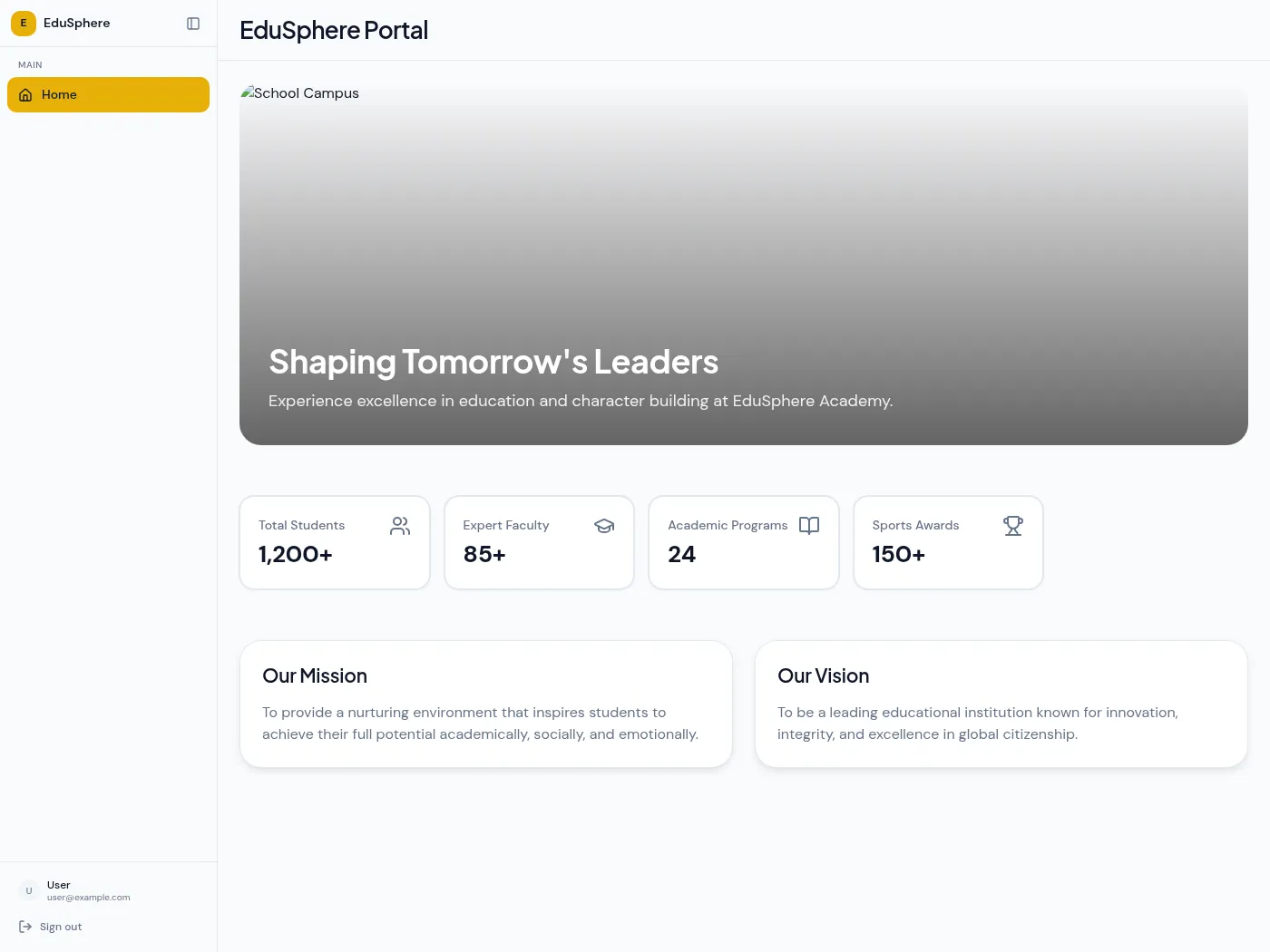EduSphere Portal