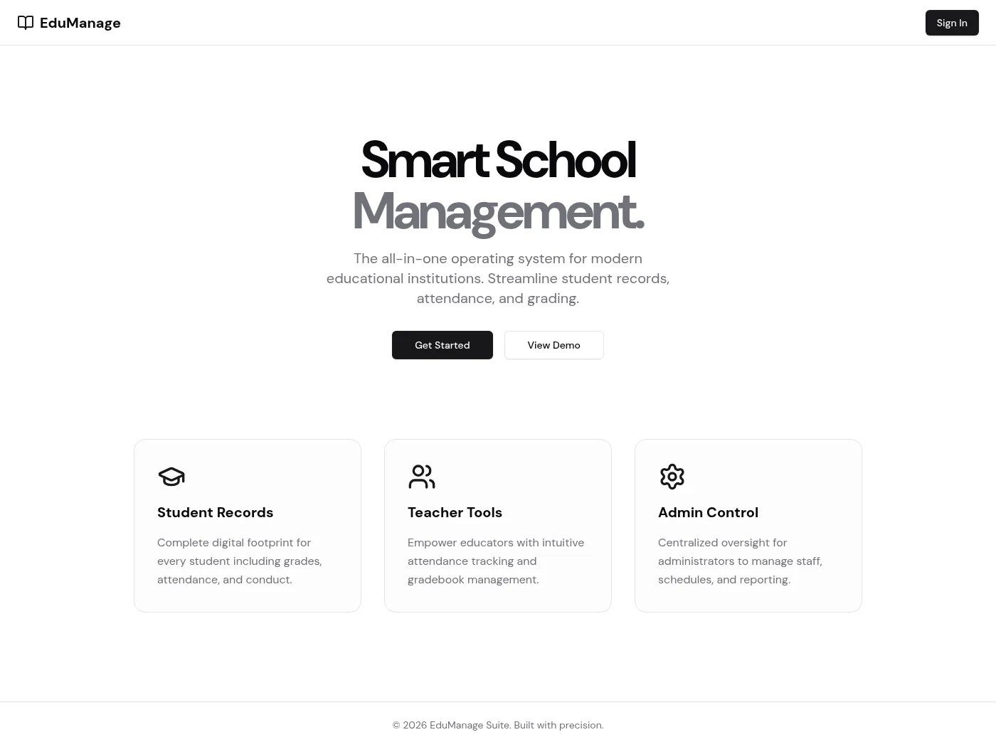 EduManage Suite
