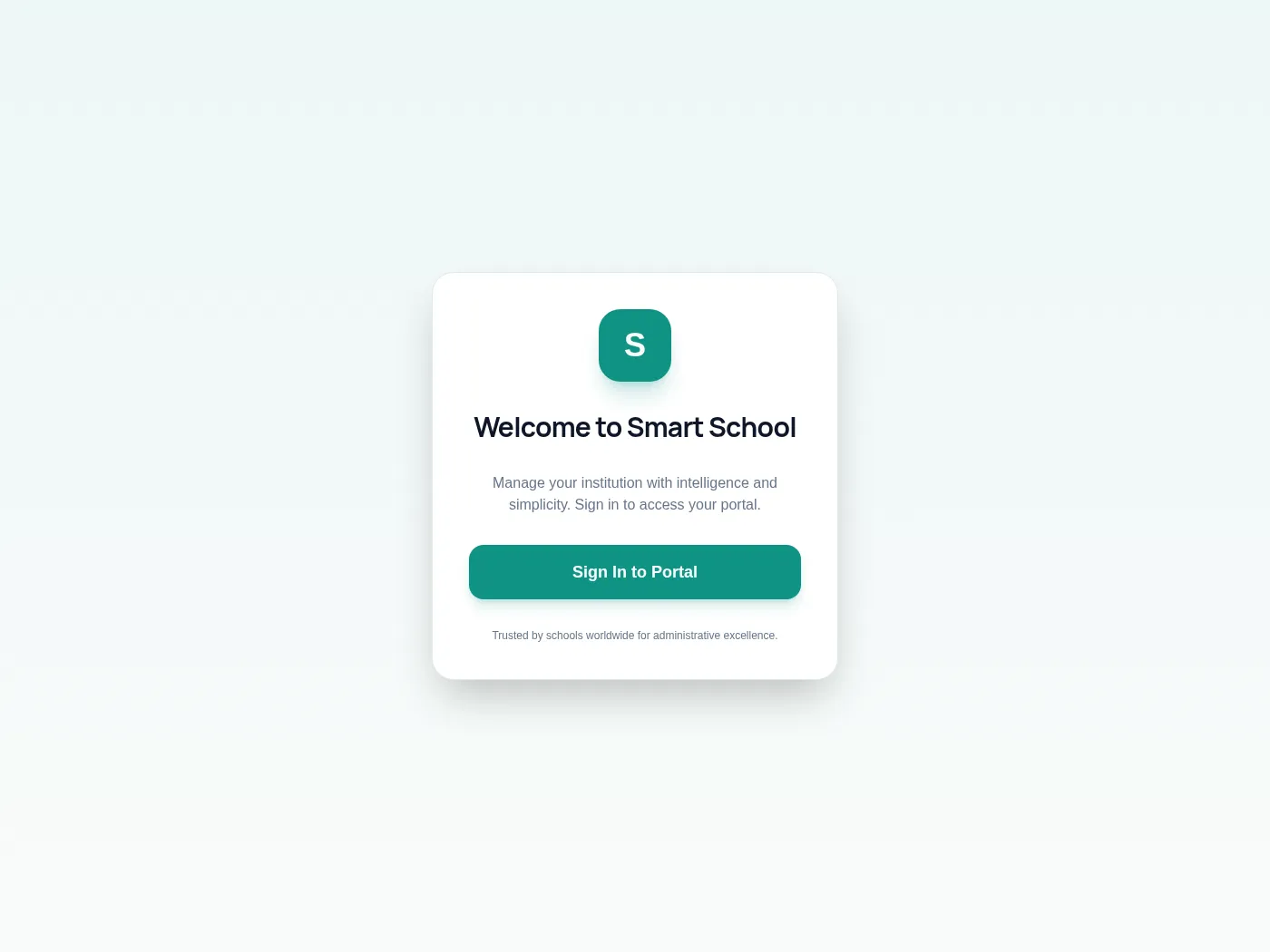 Smart School Portal
