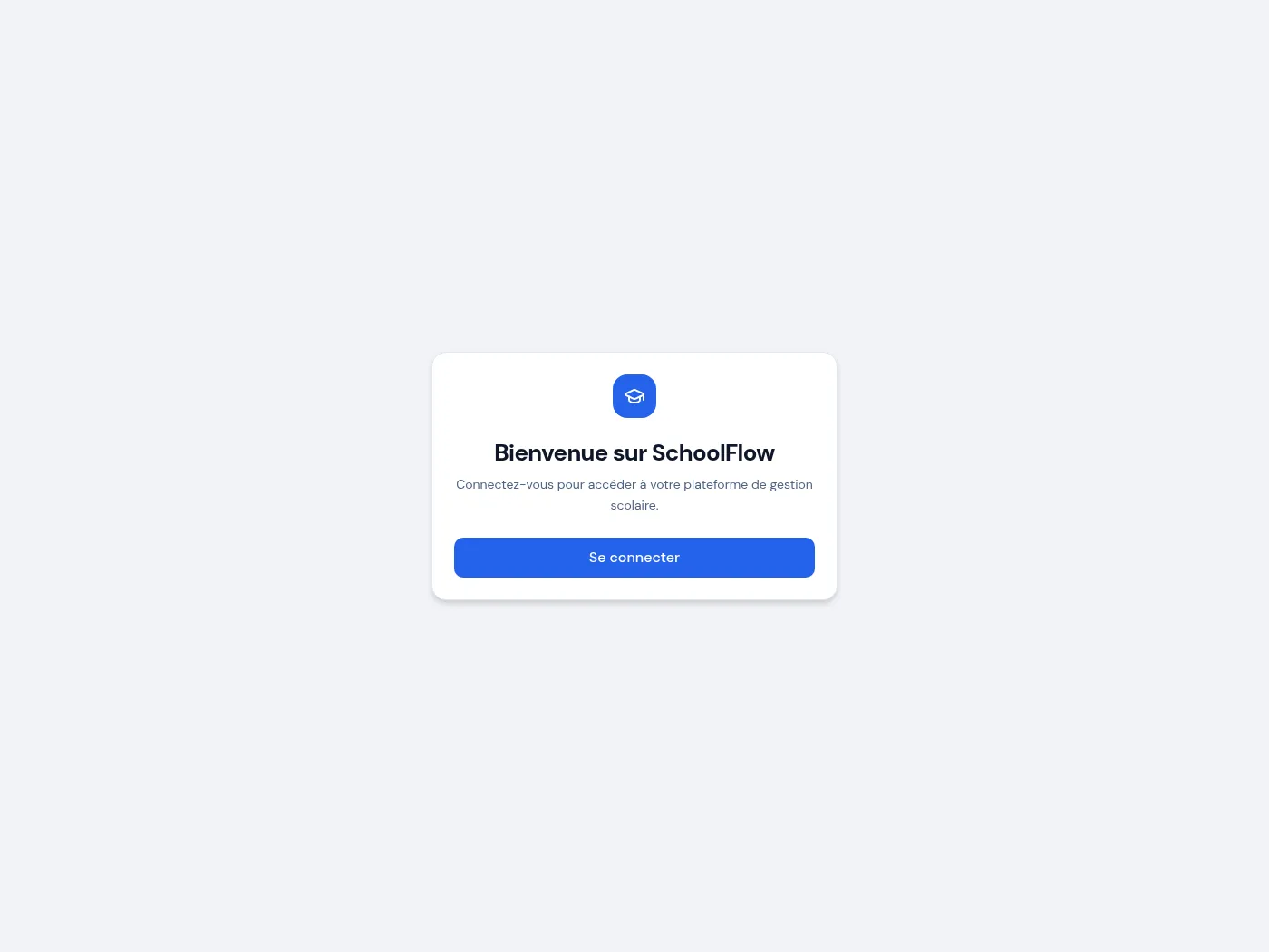 SchoolFlow Platform