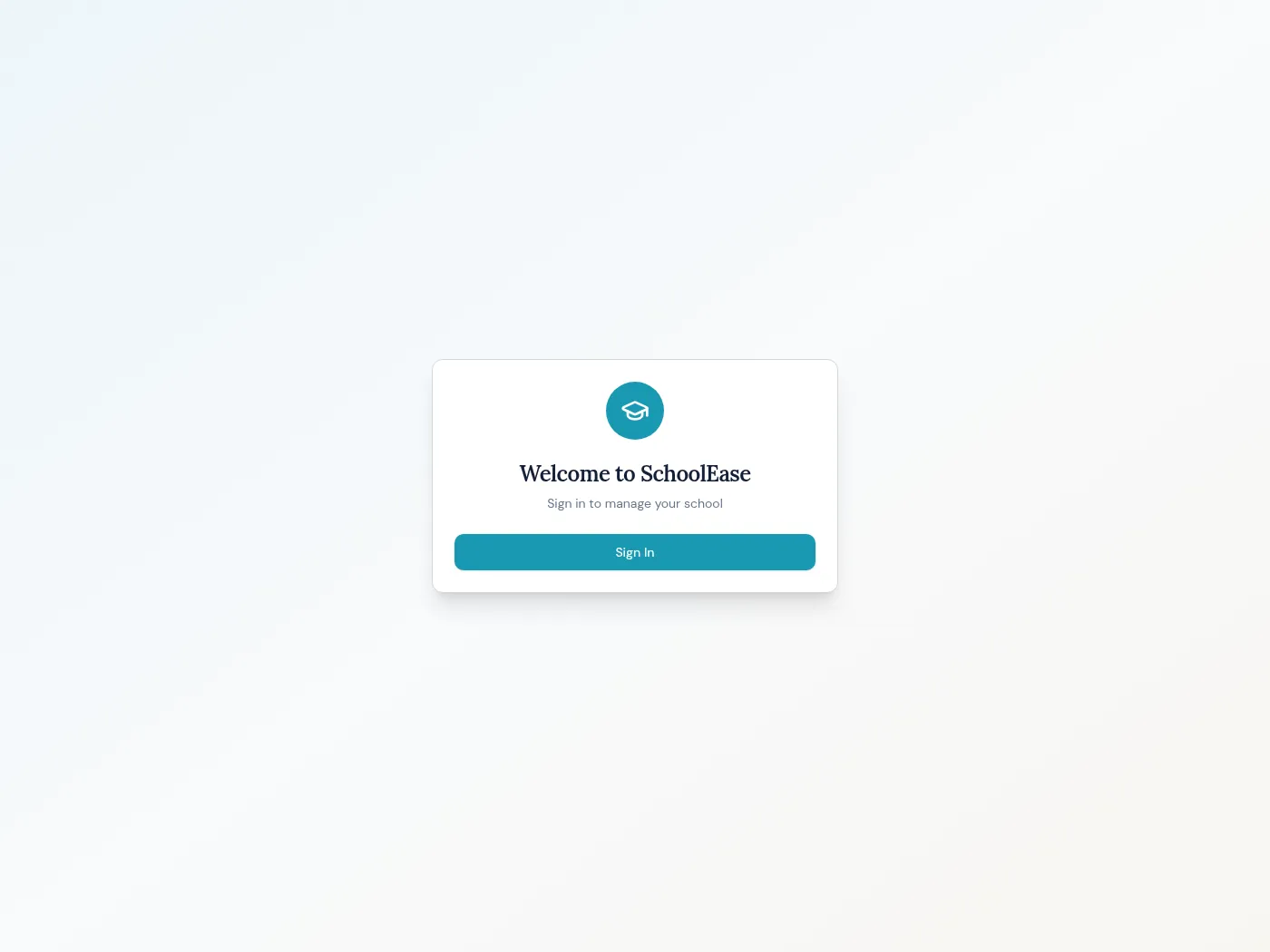 SchoolEase Manager