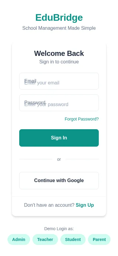 EduBridge Manager