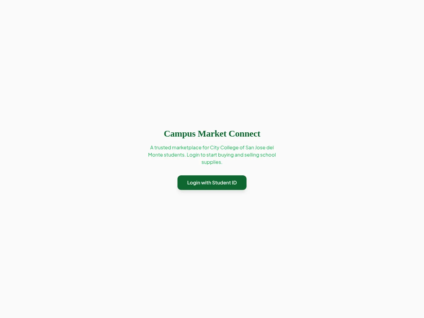 Campus Market Connect