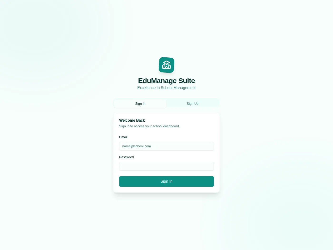 EduManage Suite