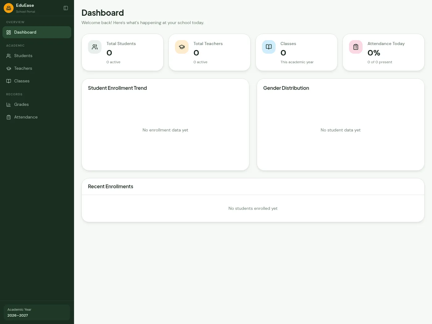 EduEase School Portal