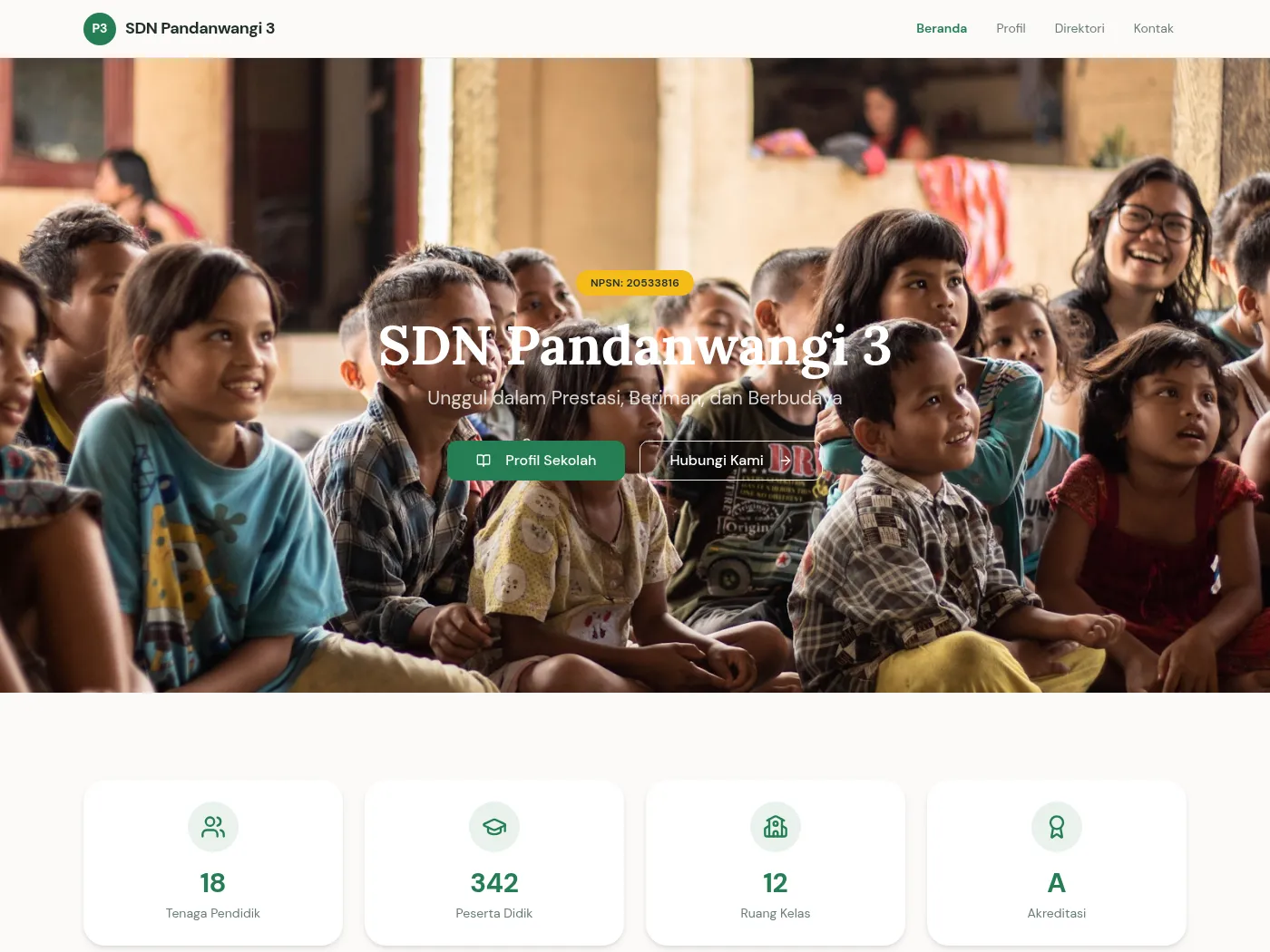 Pandanwangi 3 School Portal
