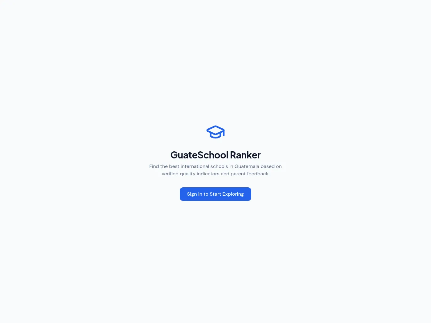 GuateSchool Ranker