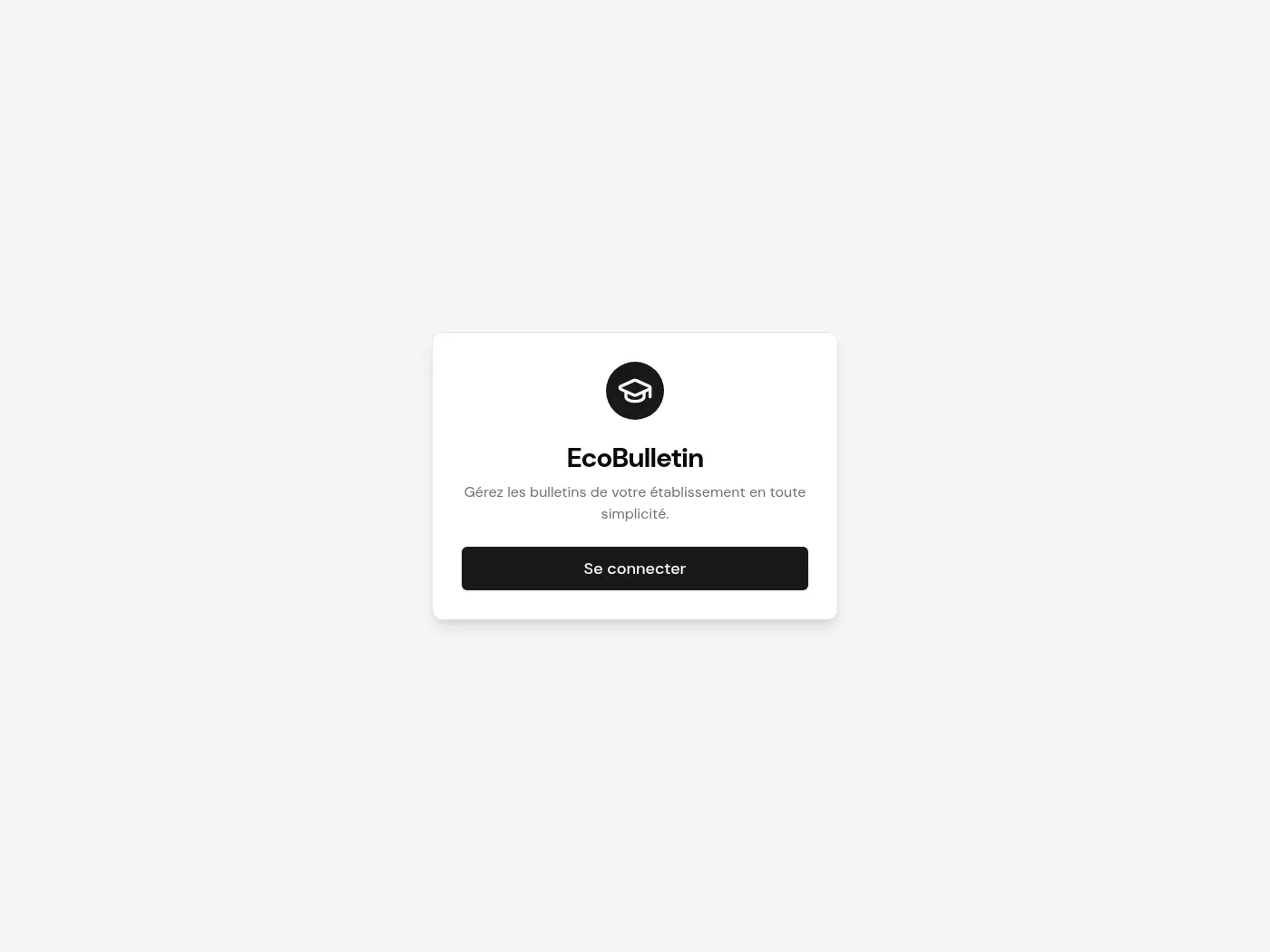 School Report App