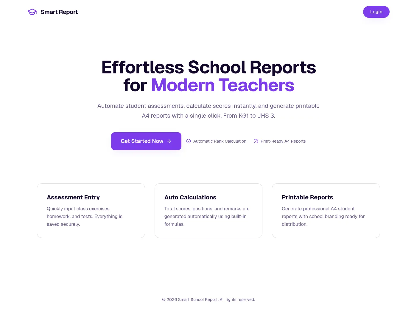 Smart School Report