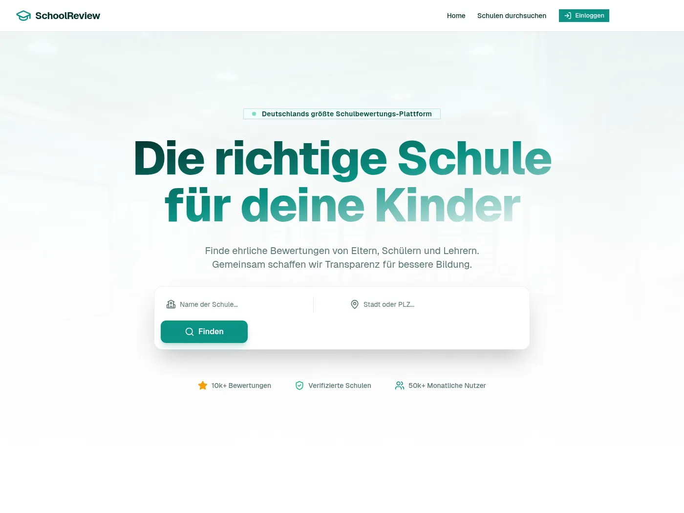SchoolReview Portal