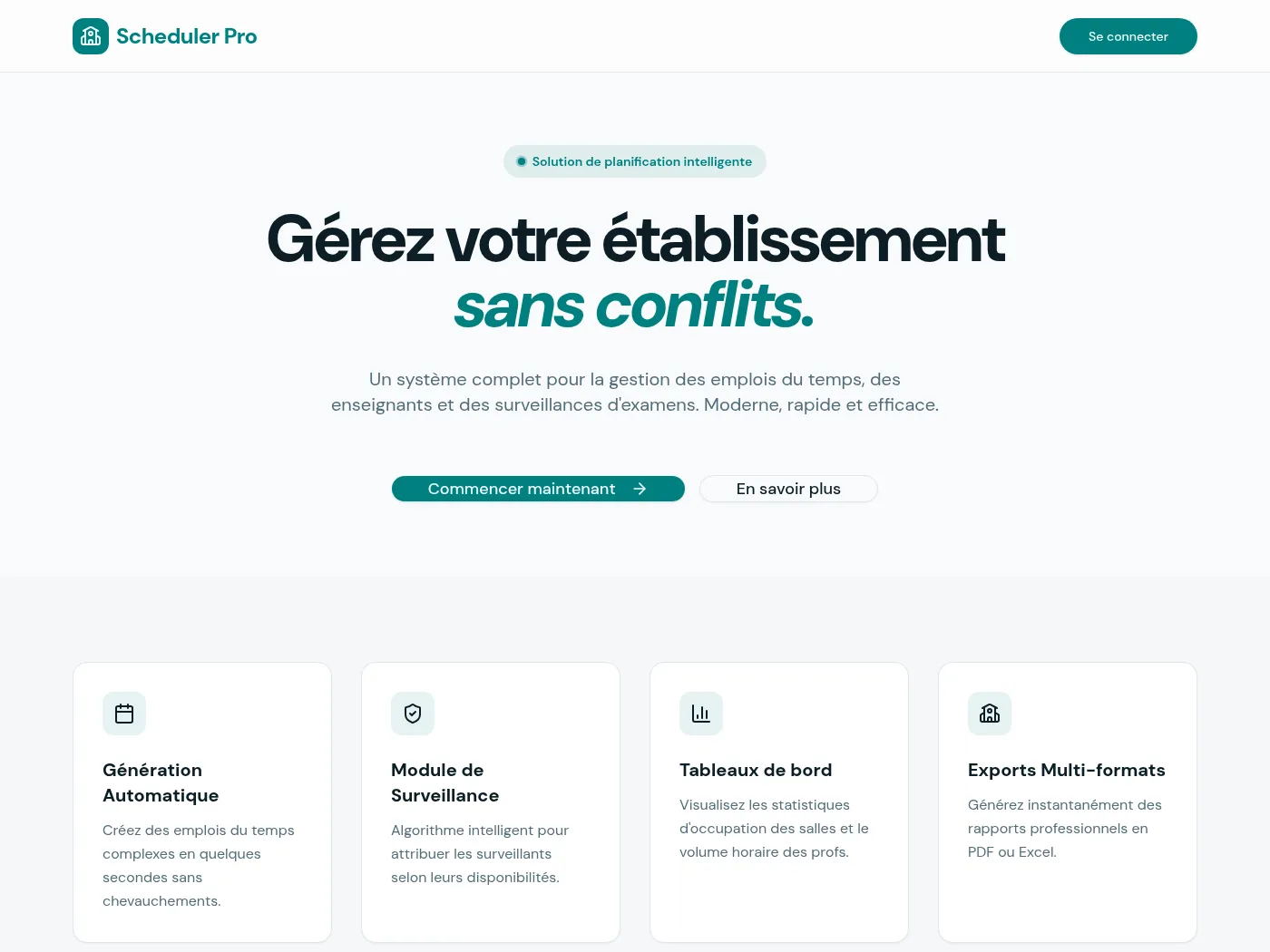 Smart School Scheduler