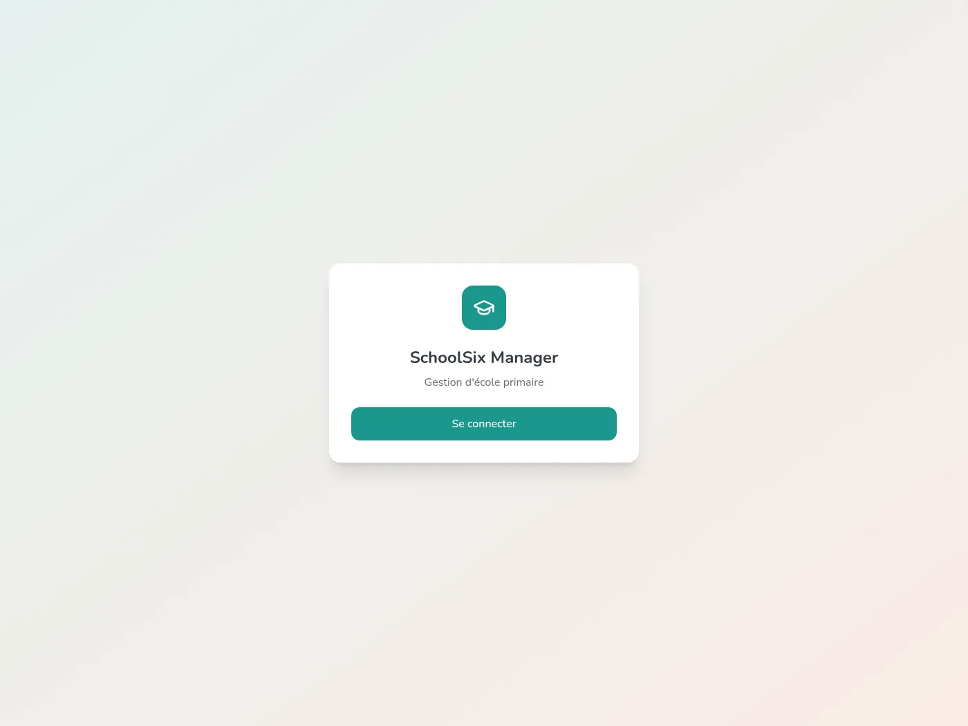 SchoolSix Manager