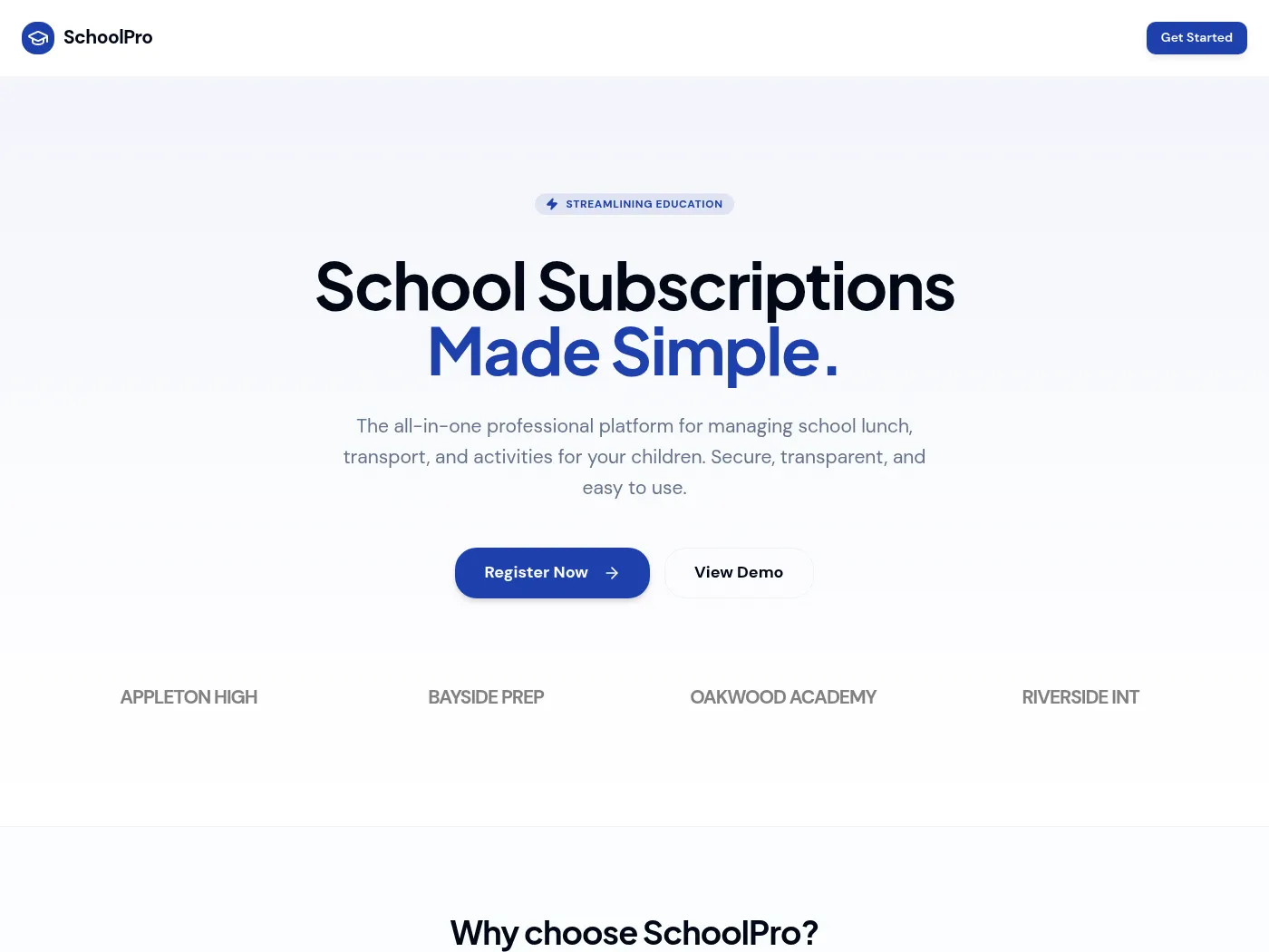 School Subscribe Pro