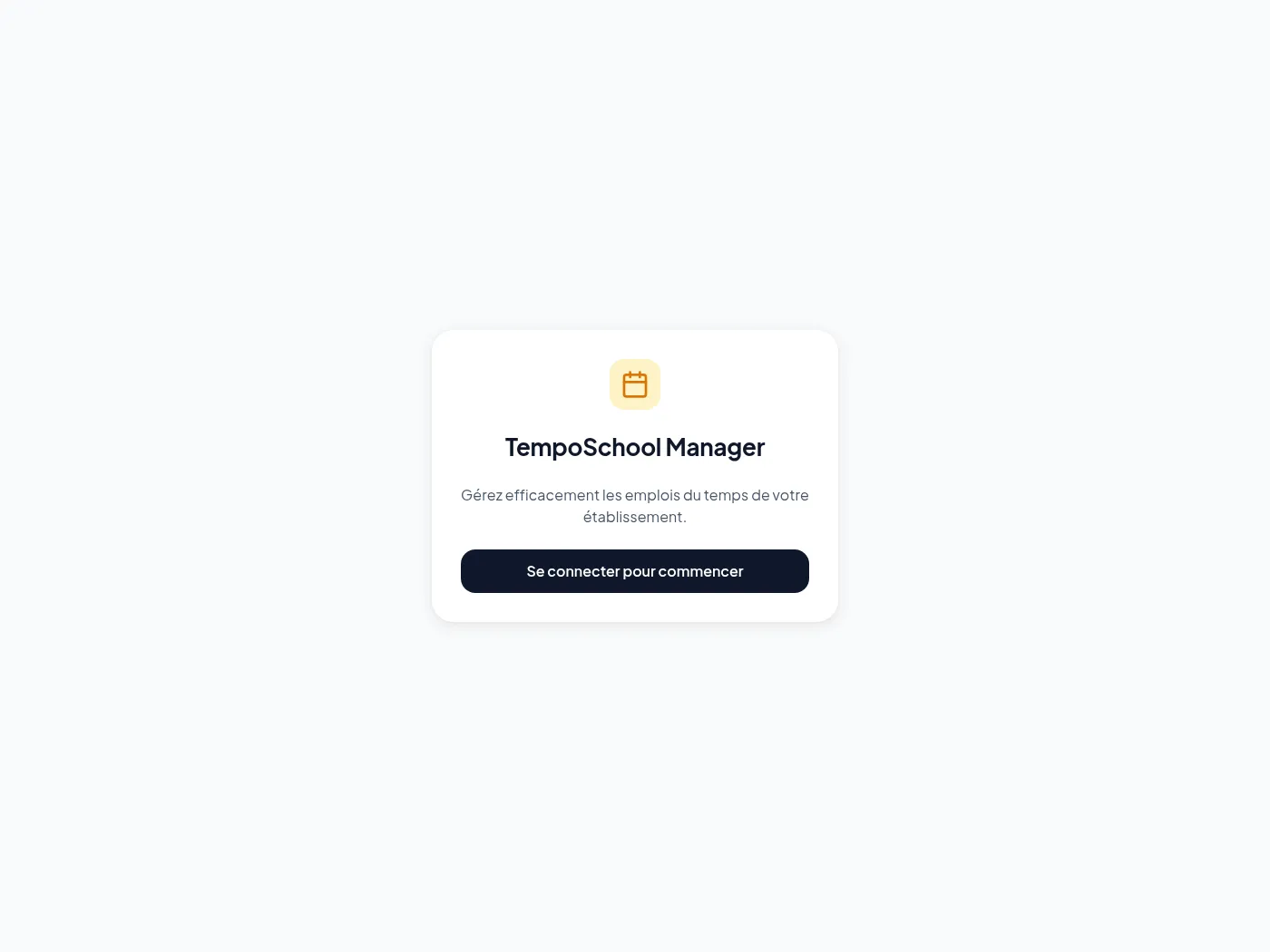 TempoSchool Manager