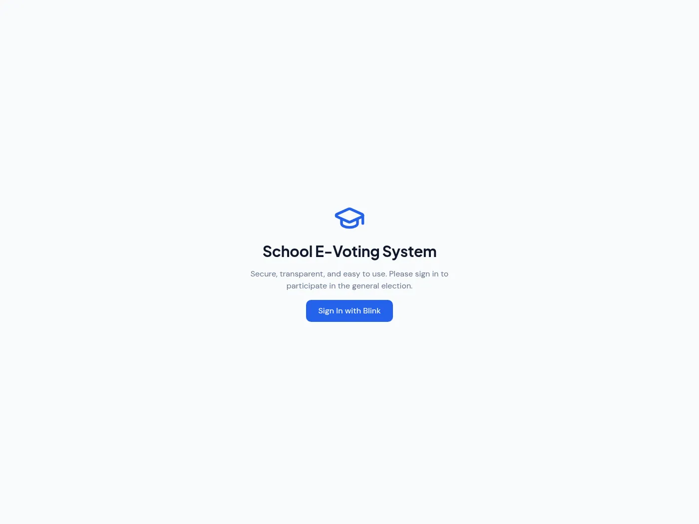 School E-Voting System