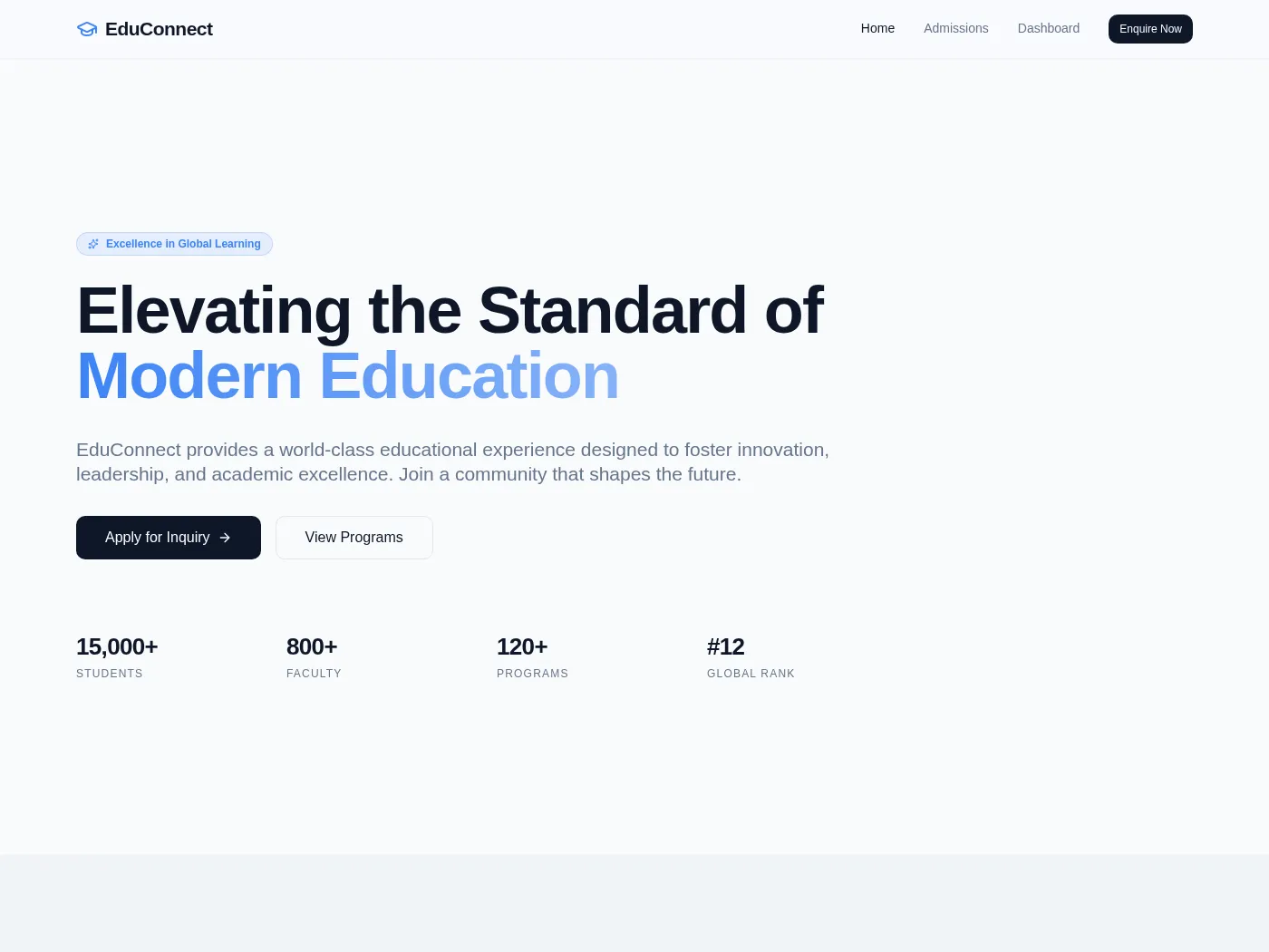 EduConnect School Website