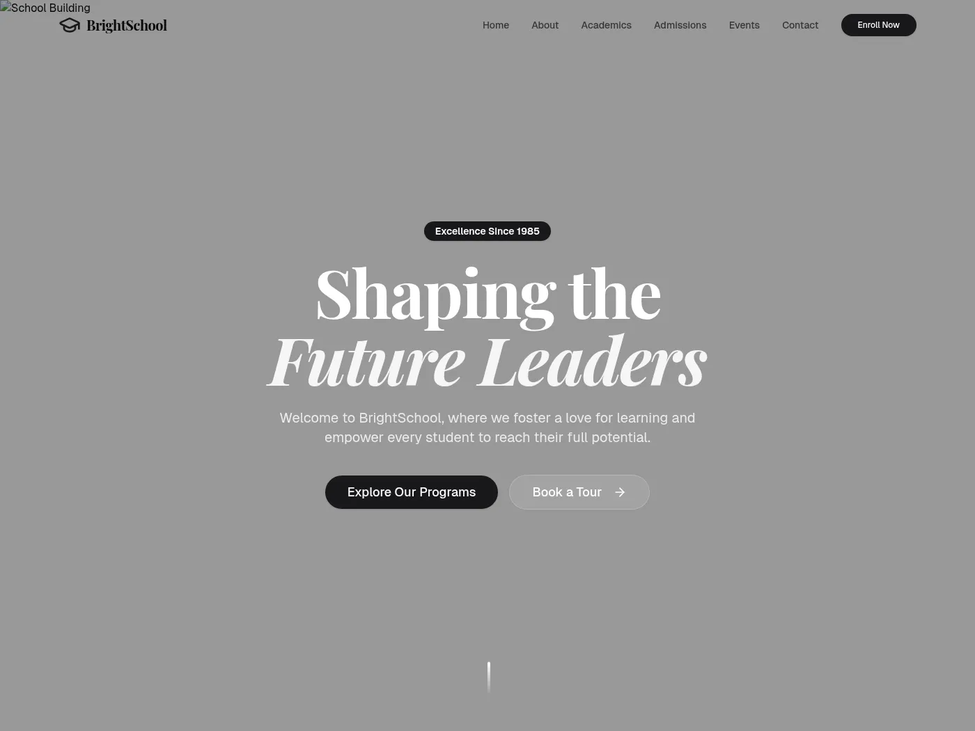 BrightSchool Web Portal