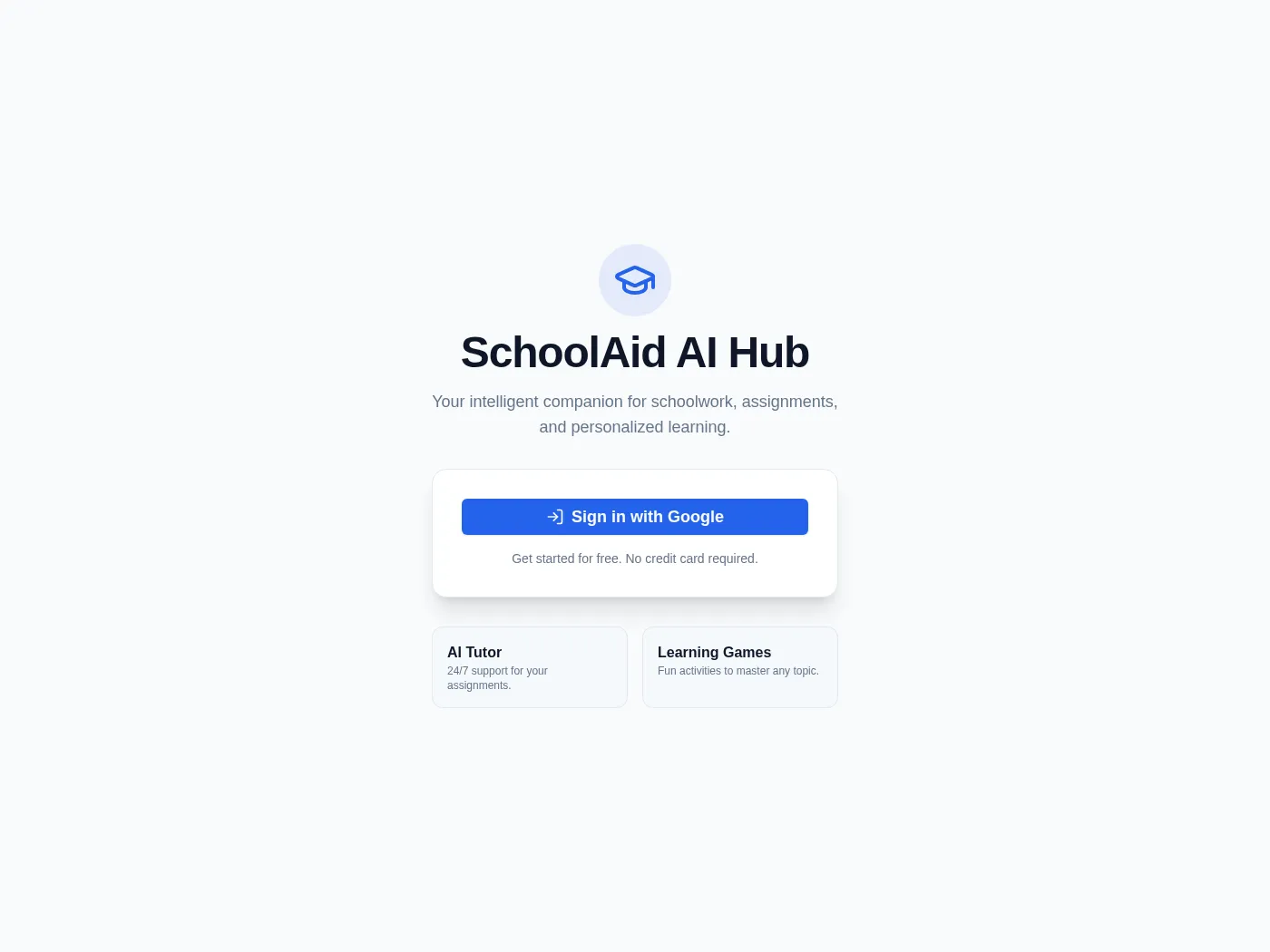 SchoolAid AI Hub