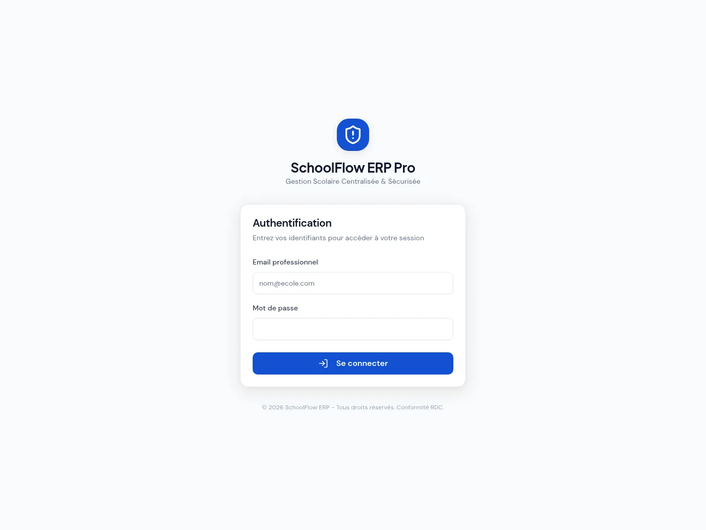 SchoolFlow ERP Pro