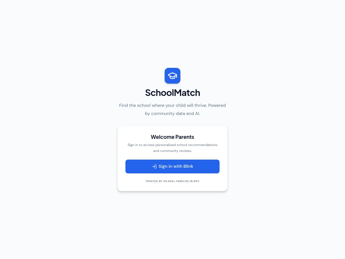 SchoolMatch AI Advisor
