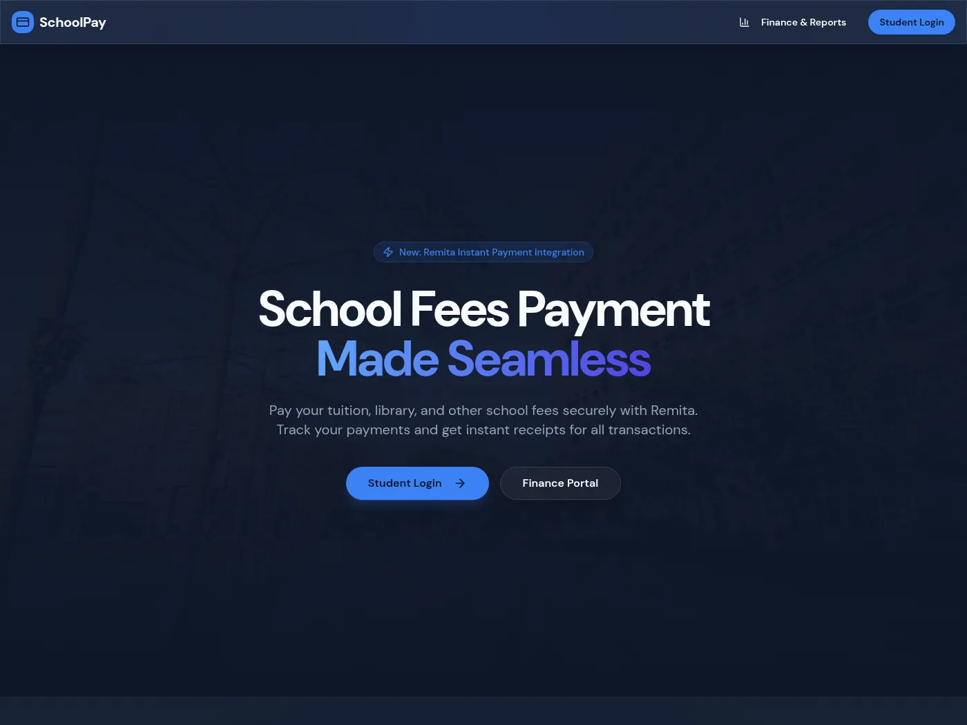 SchoolPay Portal
