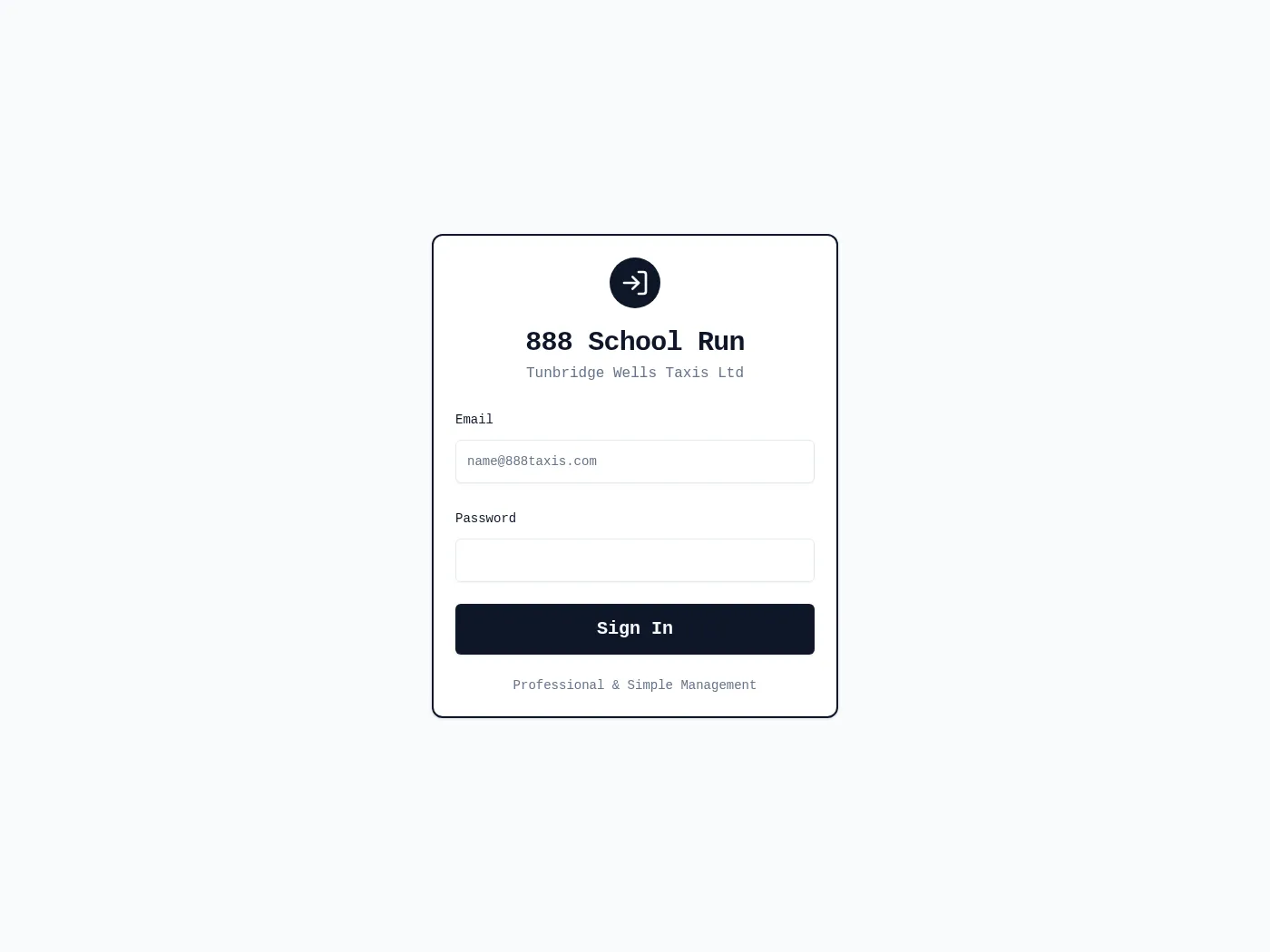 888 School Run Manager