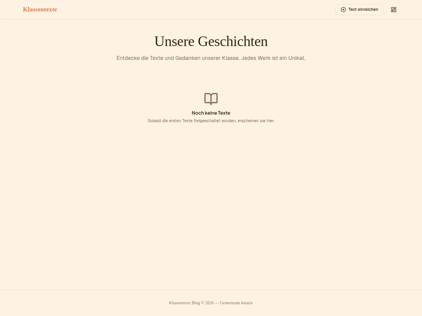 Klassentexte Blog