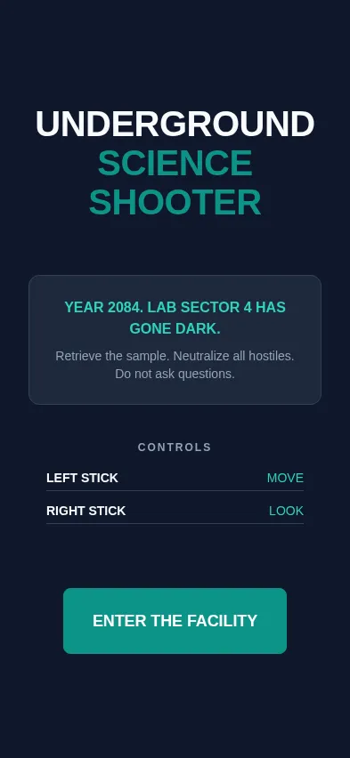 Underground Science Shooter