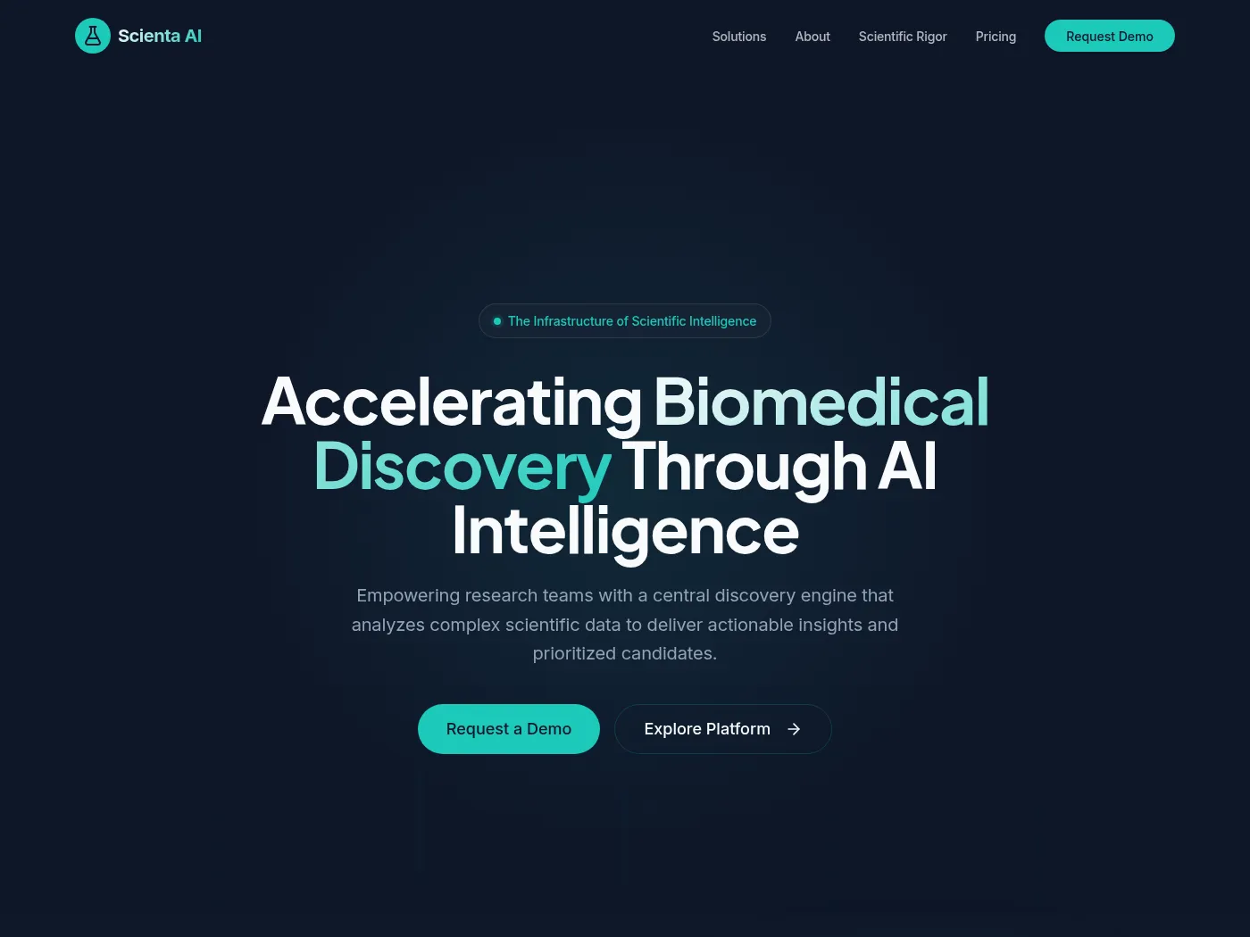 Scienta AI Platform