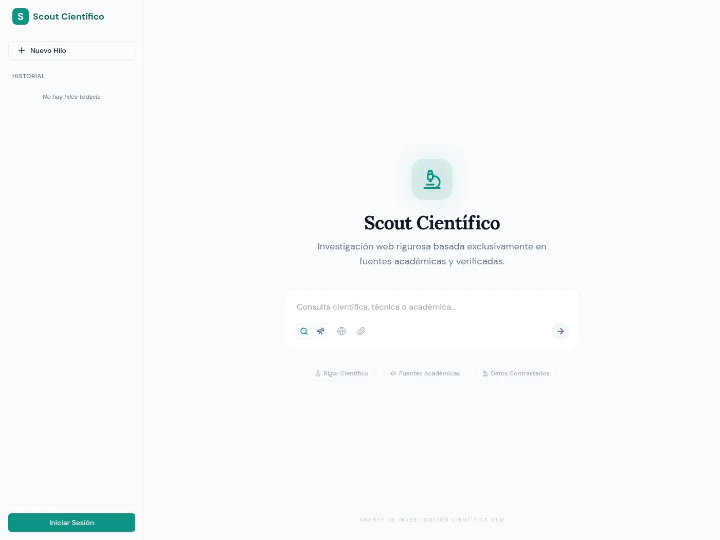 Científico Web Scout