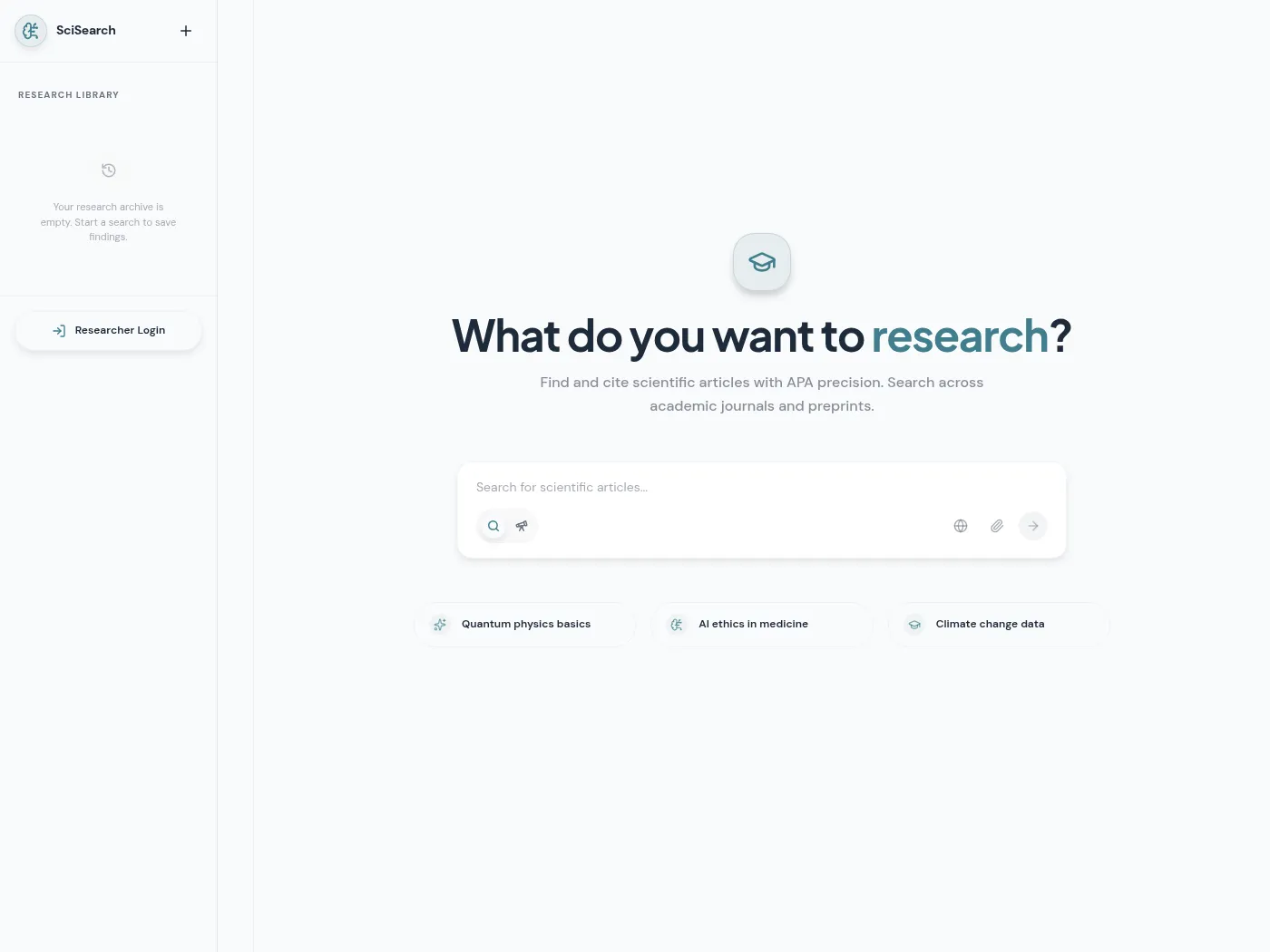 SciSearch Agent
