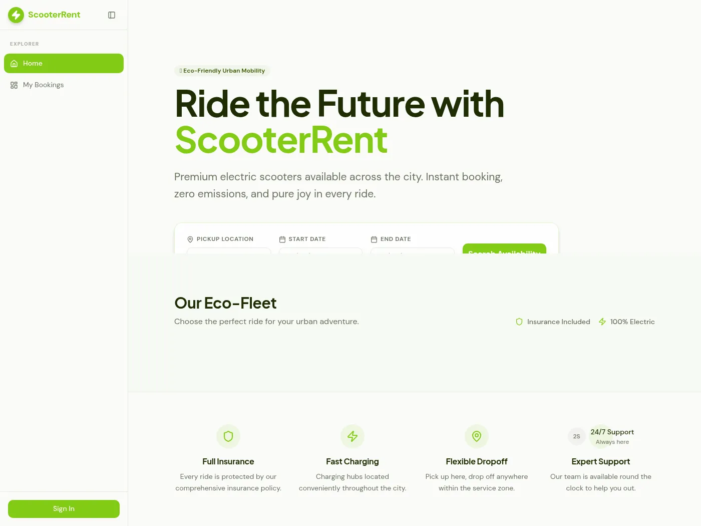 ScooterRent Web