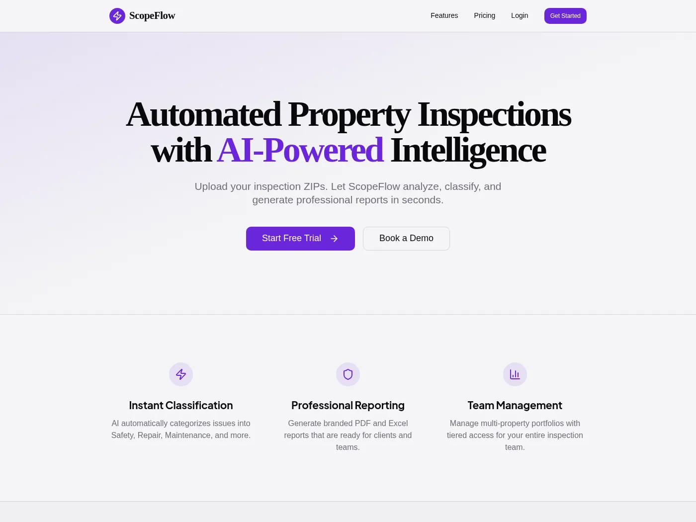 ScopeFlow SaaS Platform