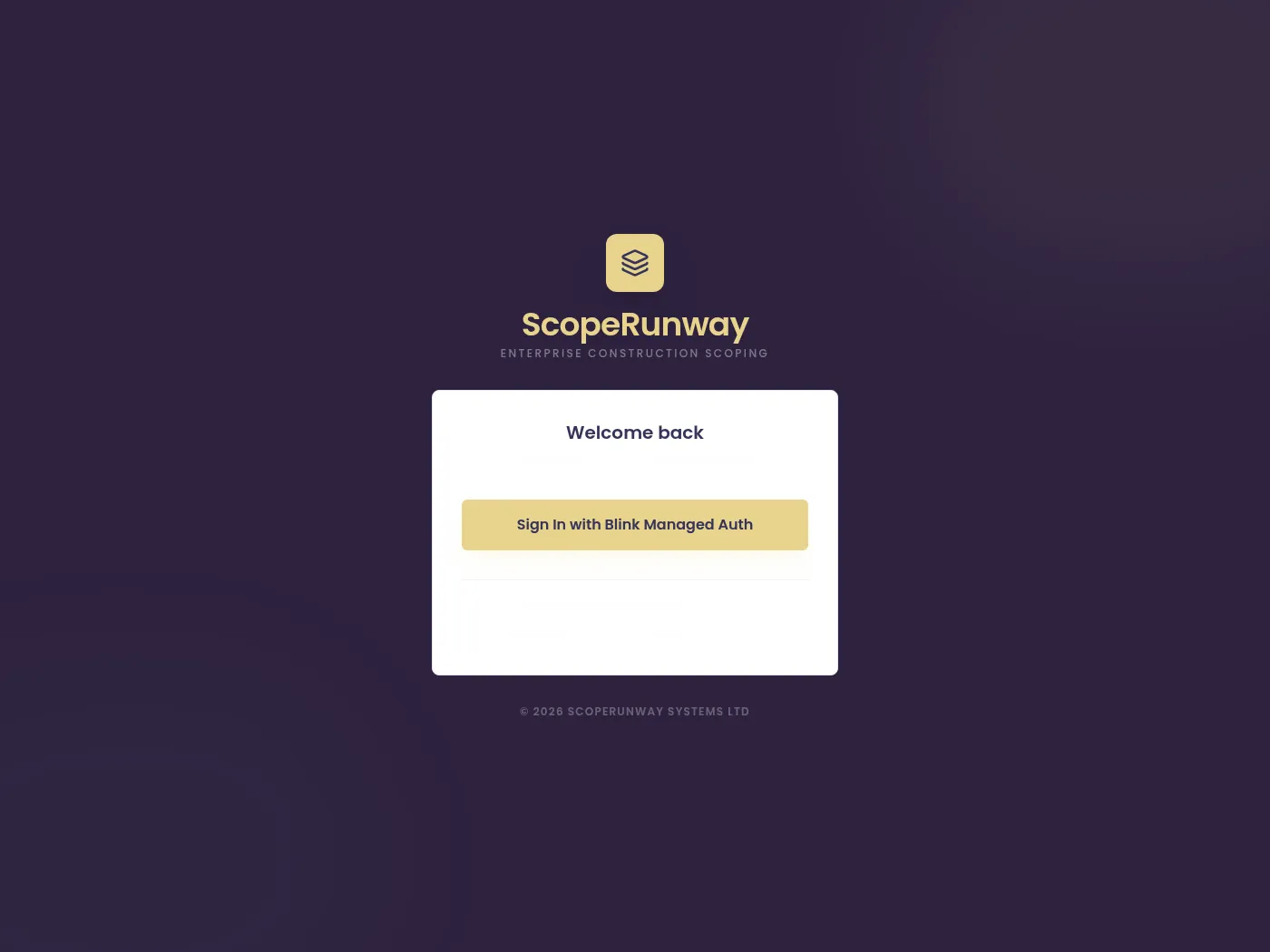 ScopeRunway SaaS Platform