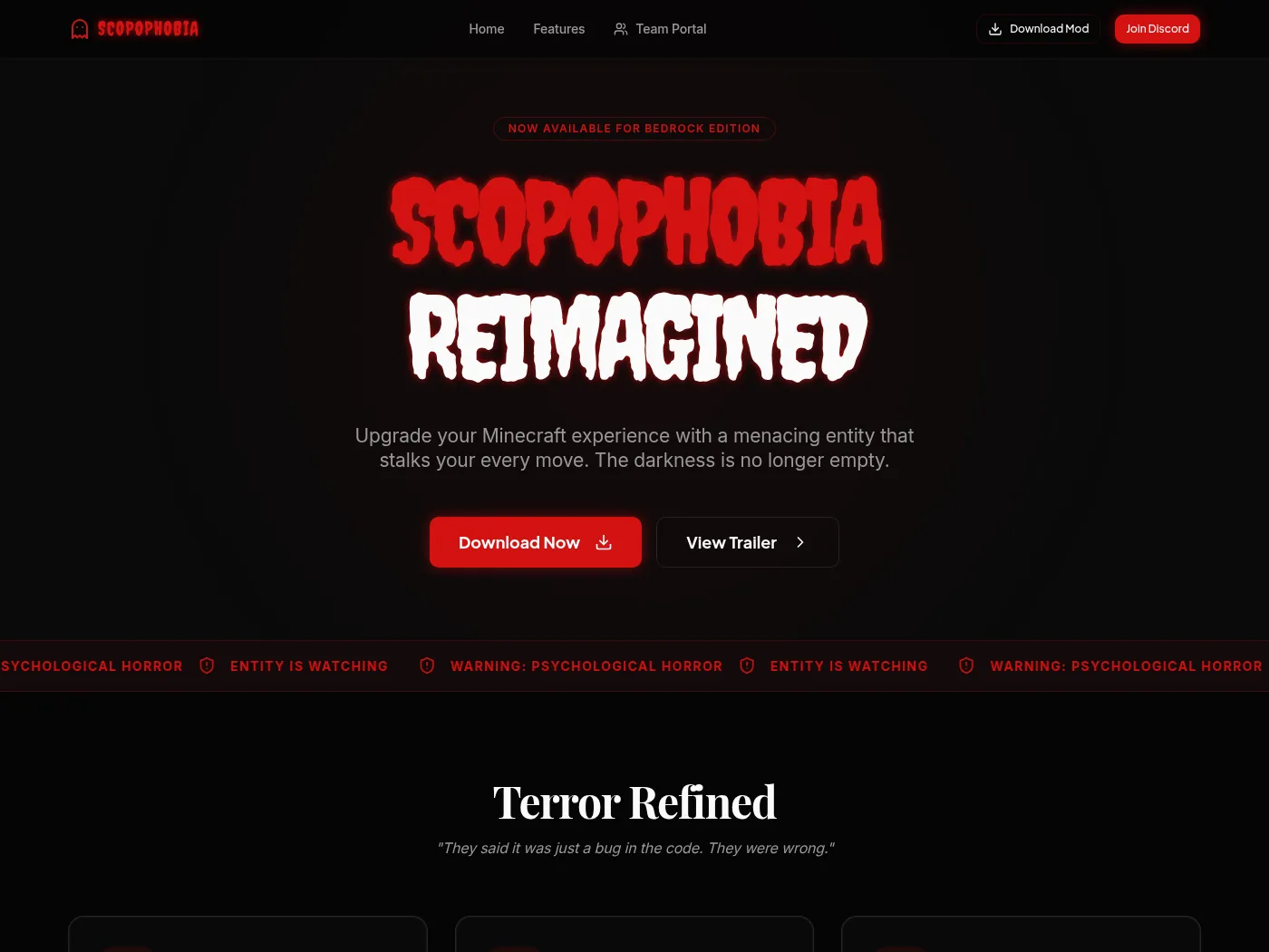 Scopophobia Reimagined Mod