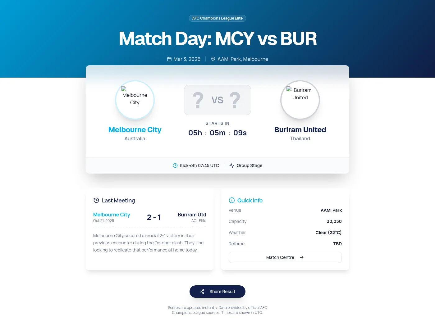 Live Match Score Finder