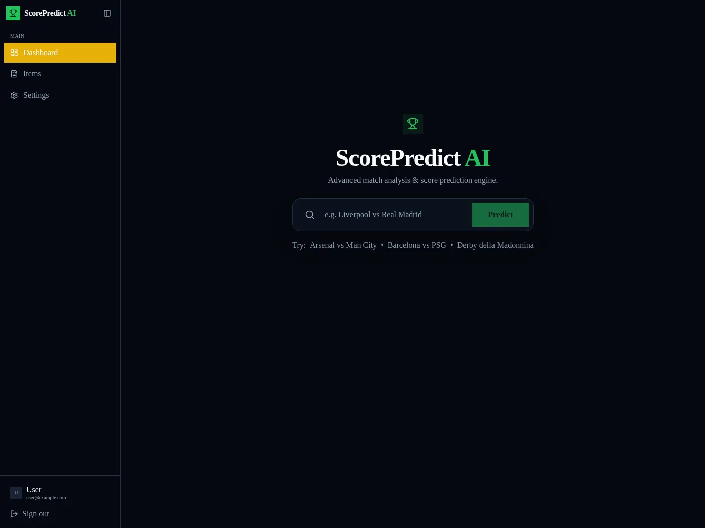 ScorePredict AI