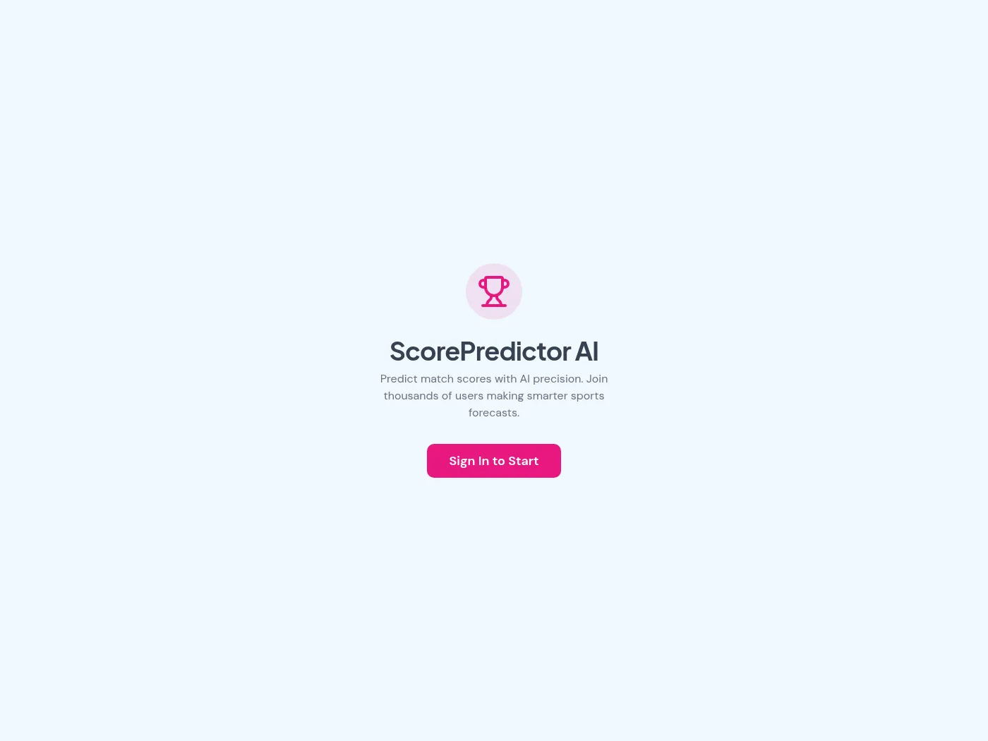 ScorePredictor App
