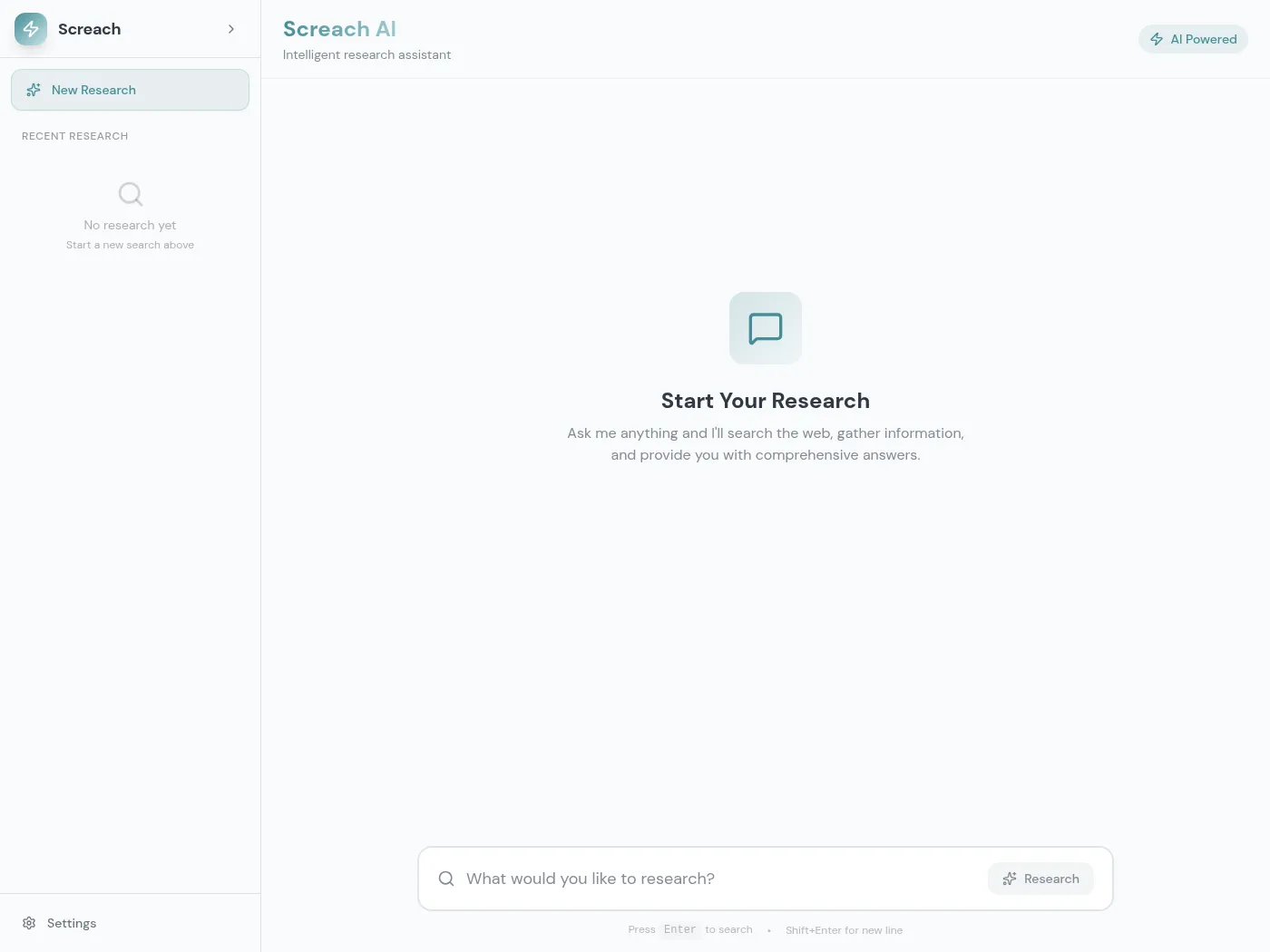 Screach AI Assistant
