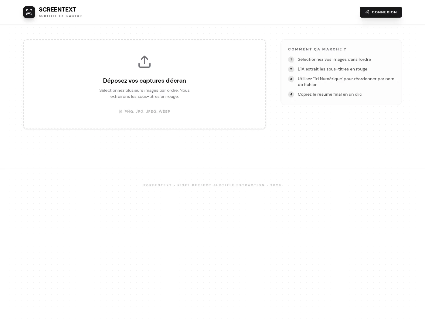 ScreenText Extractor