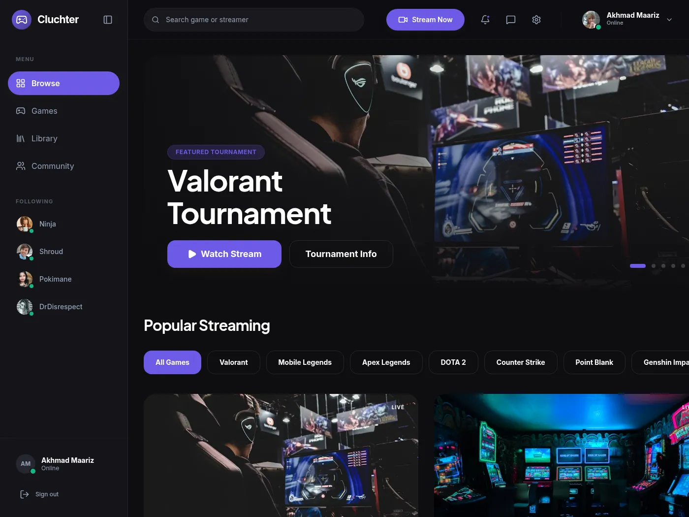 Screenshot HTML Clone