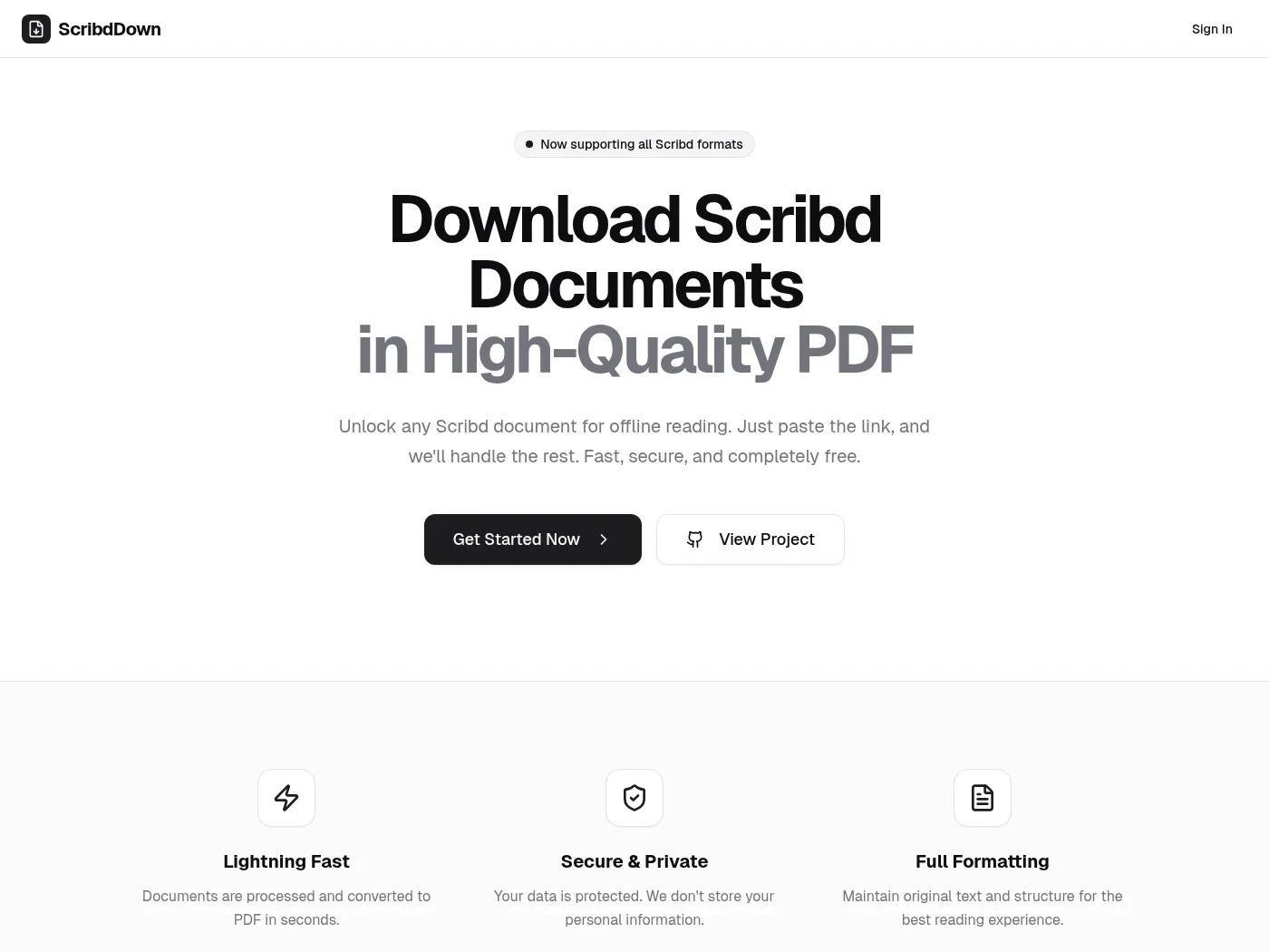 Scribd PDF Downloader